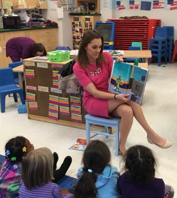 Meteorologist Jessica Quick Visits Preschool - Cornerstone Center for ...